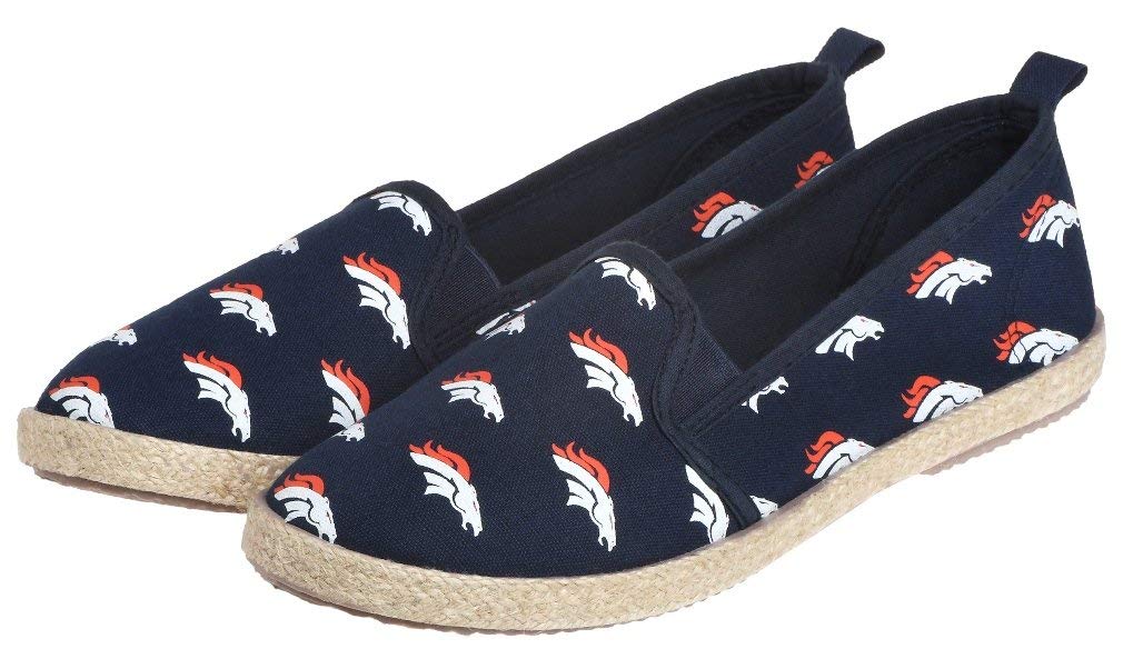 FOCO NFL Women's Denver Broncos Espadrille Canvas Shoe | eBay